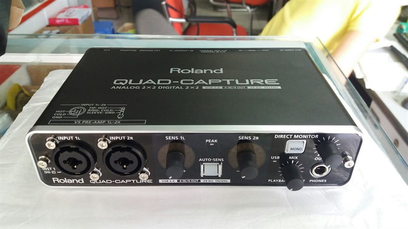 SOUND CARD ROLAND UA-55 QUAD-CAPTURE – Long Nguyễn
