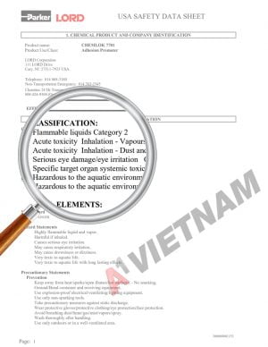 Chất xử lý bề mặt Chemlok 7701 – Long Nguyễn