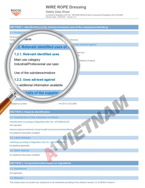 Mỡ Rocol Wire Rope Dressing – Long Nguyễn