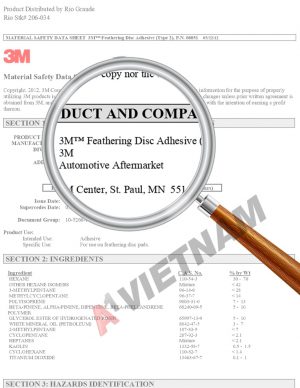 Keo 3M Feathering Disc Adhesive – Long Nguyễn