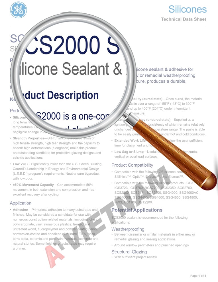Keo GE SCS2000 SilPruf – Long Nguyễn